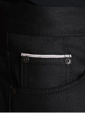 Naked & Famous Denim | Jeans | Naked Famous Black Cobra Stretch ...